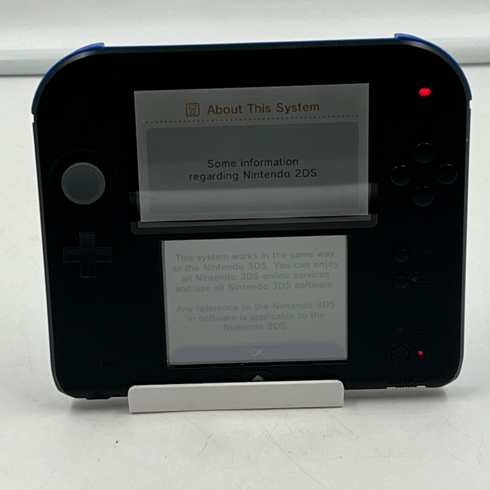 Used NINTENDO 2DS BLUE WITH CHARGER - Own4Less